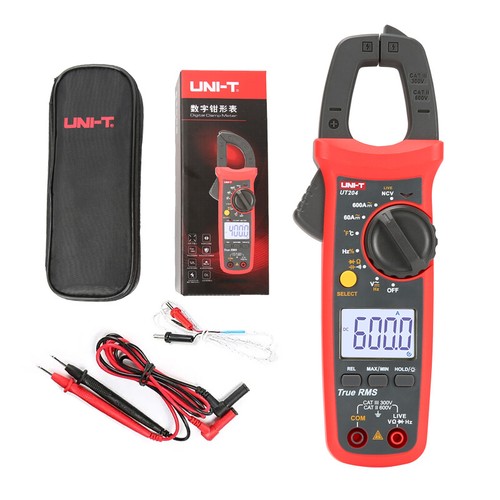 UNI-T UT204 Plus Clamp Meter Digital Current Pliers Ammeter Voltmeter ...