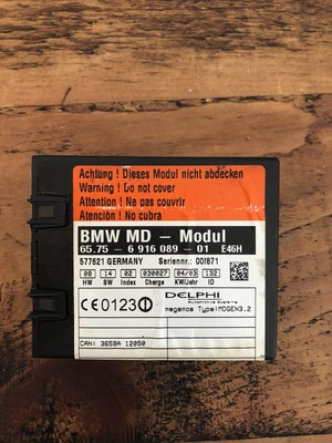 Bmw E46 Alarm Module Interior Motion Sensor | eBay