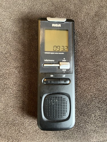 RCA VR5220-A Handheld Digital Voice Recorder Tested Working | eBay
