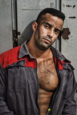 [M069] Male Model Showing Off Body To Viewer Fine Art Hunky Physique | eBay