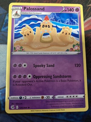 Pokémon TCG Palossand Fusion Strike 126/264 Regular Rare-NM | eBay