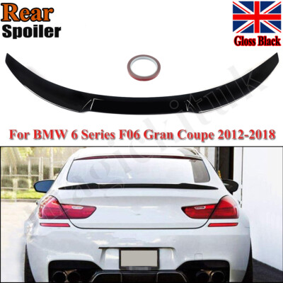 Gloss Black Rear Trunk Spoiler Lip Wing M4 Style For BMW 6 Series F06 ...