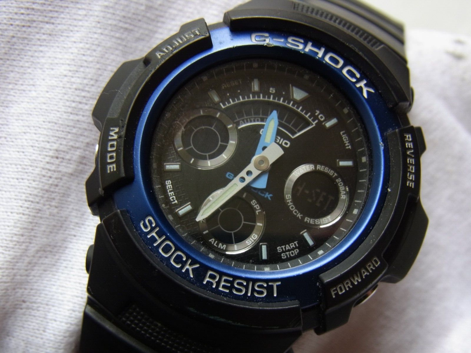 CASIO G-SHOCK AW-591 ANALOG DIGITAL RESIN ALUMINIUM 2… - Gem