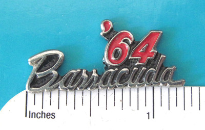 64 65 66 67 68 69 Barracuda - hat pin , tie tac , lapel pin , hatpin ...