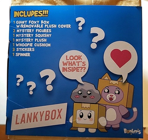 LankyBox Giant Mystery FOXY Box Collector Set Plush Cover NEW 2023 | eBay