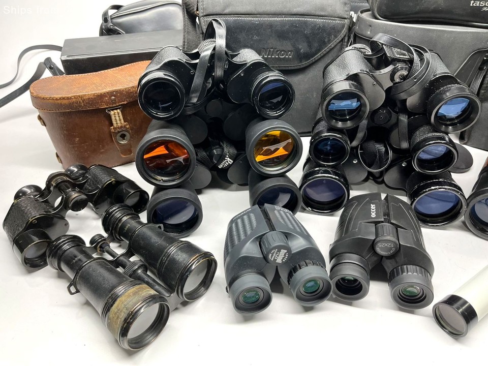 Lot of 17 Binoculars, Monoculars, & Accessories | eBay
