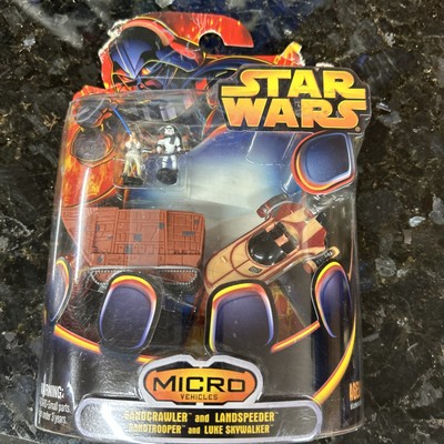 Star Wars Micro Vehicles Tatooine Desert Set Sandcrawler And ...