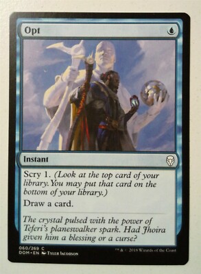 Opt *Common* Magic MtG x1 Dominaria | eBay