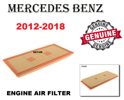 Mercedes Benz Engine Air Filter For C E GLE GLK ML R SLK 276 Engines ...