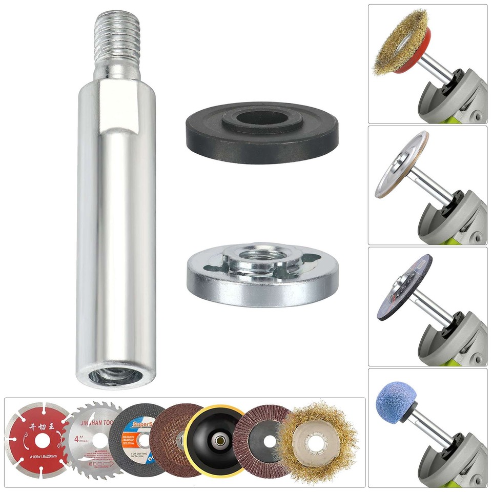 3PCS Angle Grinder Extension Connecting Rod Rotating Extended Shaft ...