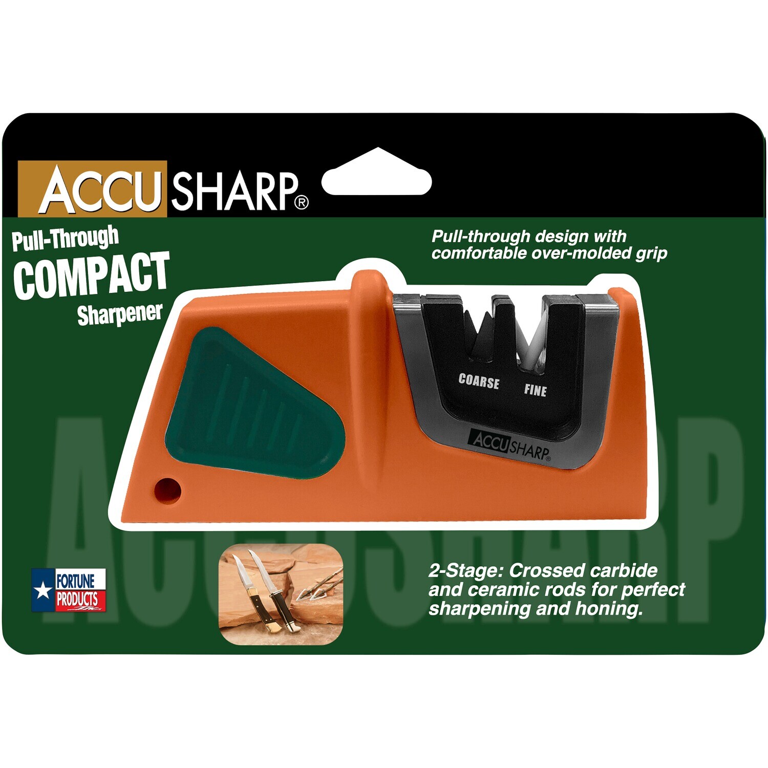 Accusharp Messerschärfer Pull-Through Compact Handschärfer NEU | eBay.de