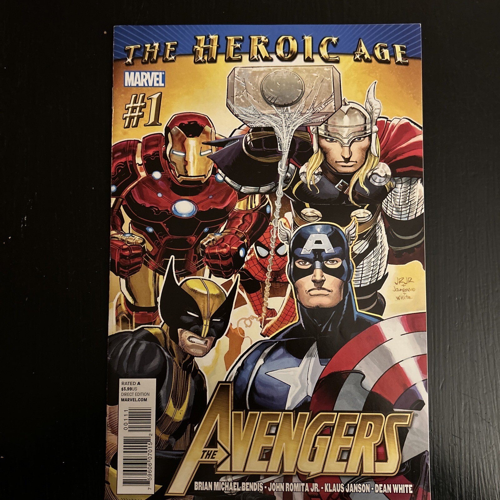 Avengers #1 The Heroic Age 1st Azari T’Challa Marvel 2010 Direct ...
