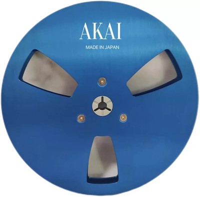 One Pair 7'' AKAI Blue Light Aluminum Reel to Reel Take Up Reel for ...