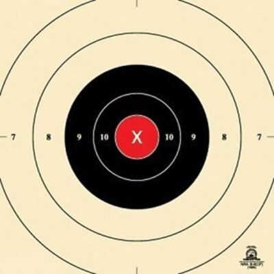 B-8C RC (Repair Center/Red Center) - Competition Pistol Target (100 ...