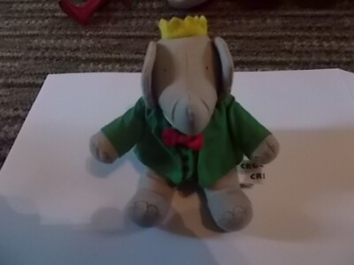 VERY RARE BABAR THE ELEPHANT PLUSH TOY V.G.C | eBay UK