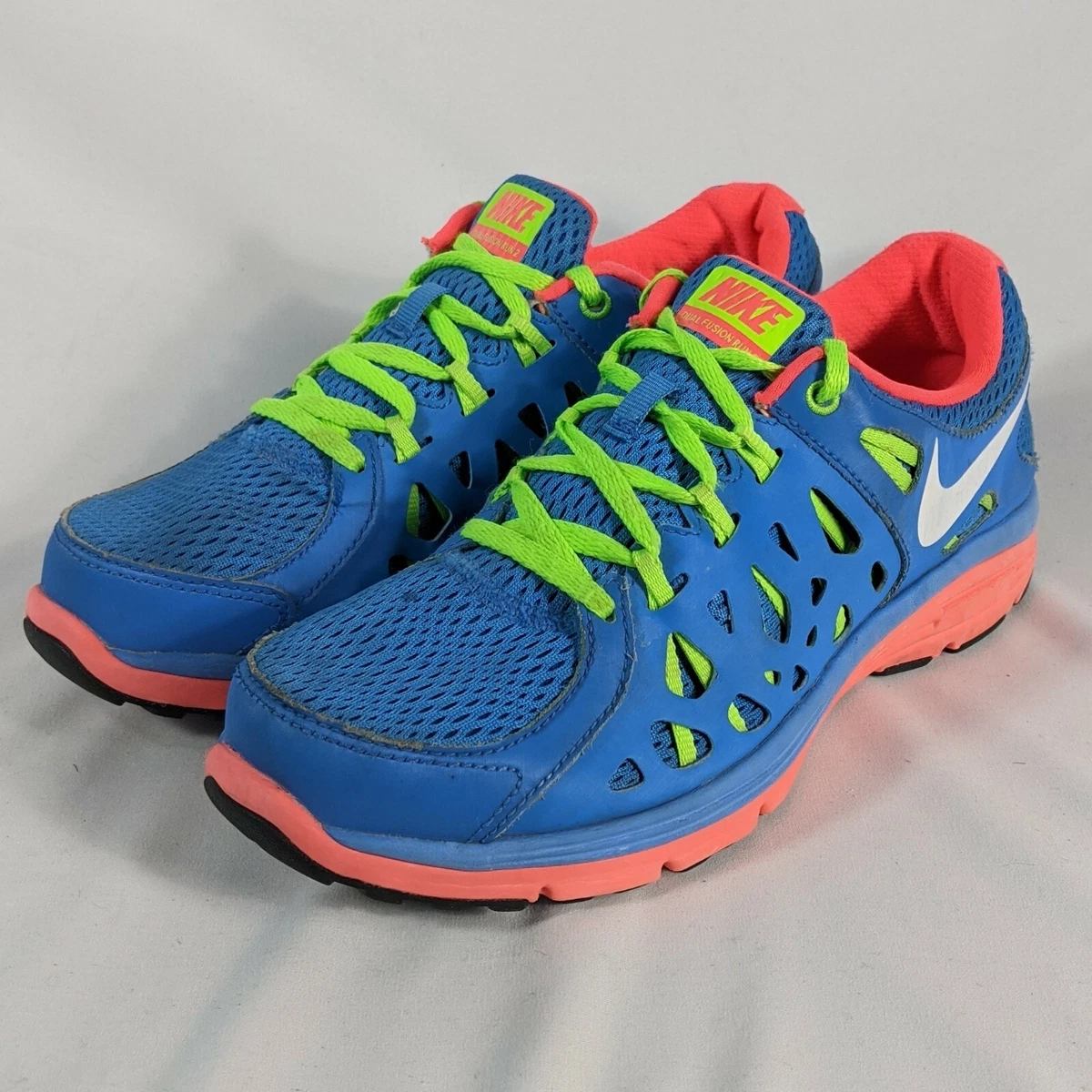 Neon Blue Nike Running Shoes