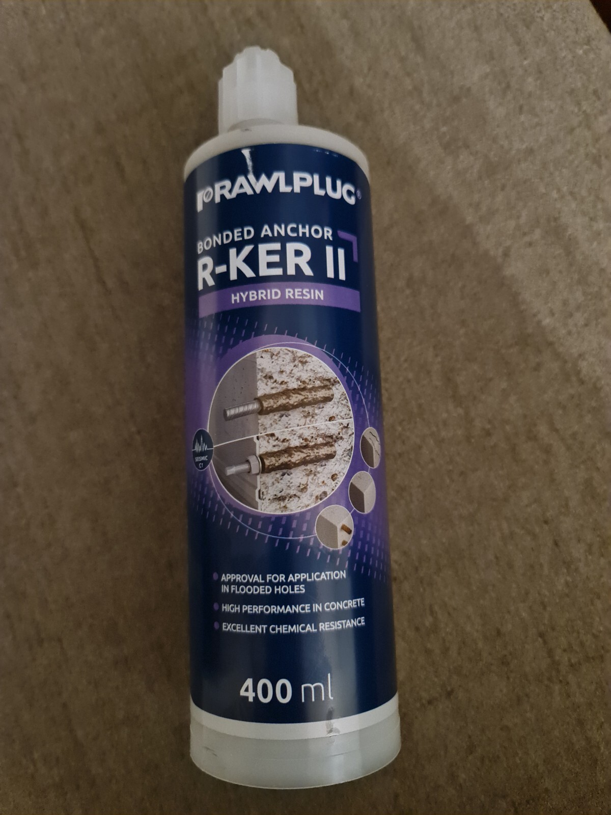 Rawlplug R-KER-II-400 400ml Hybrid Resin Bonded Anchor ETA Option 1 ...