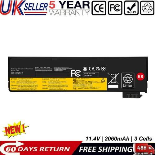 23Wh Battery For Lenovo ThinkPad L450 L460 T440 T450 T460 T460p T470p ...