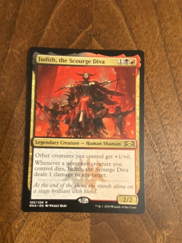 MTG Judith, the Scourge Diva Ravnica Allegiance 185/259 Regular Rare | eBay