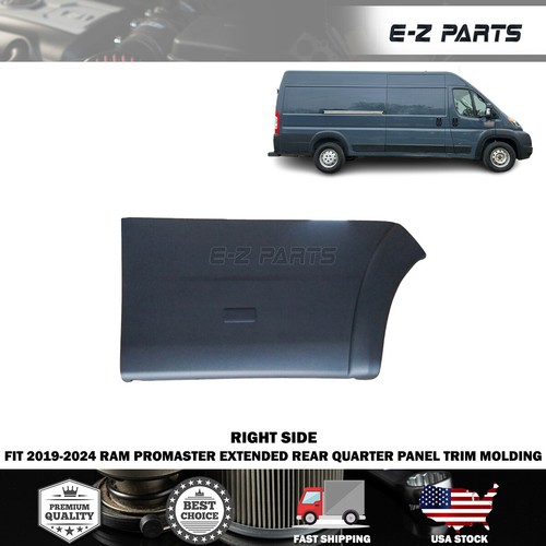 Fit 2019-2024 RAM Promaster Extended Right Rear Quarter Panel Trim ...
