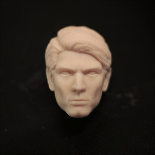 1/18 Scale Younger Brandon Routh Head Sculpt Unpainted Fit 3.75" Figure ...