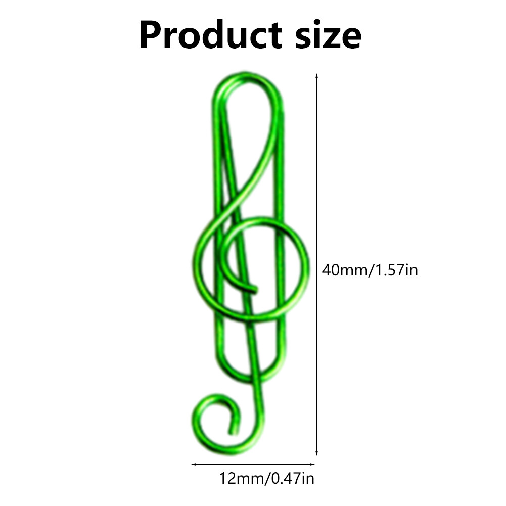 100pcs Musical Note Shaped With Box Cute Office School Desk Mini Paper ...