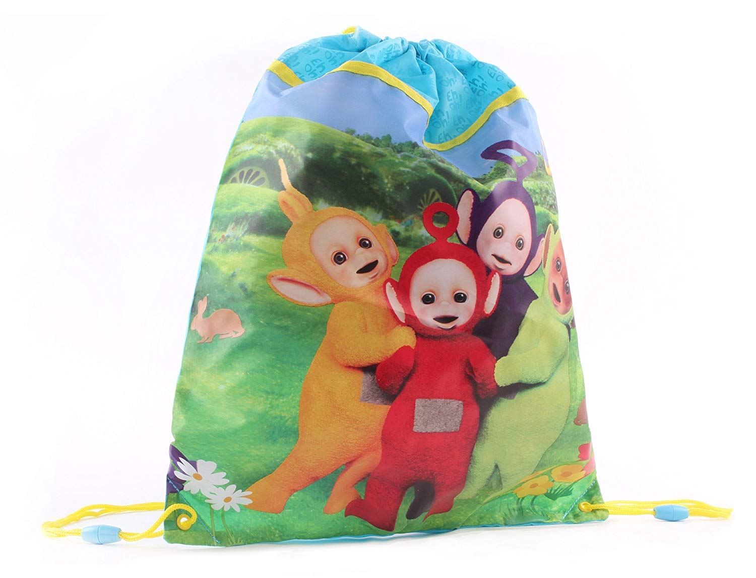 Teletubbies Gym Drawstring Bag 44cm Blue Tv Kids School Bag | eBay UK