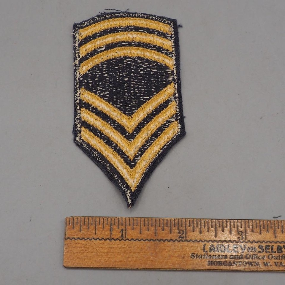 Vintage WWII Korean War Era Sergeant 1st Grade Patch | eBay