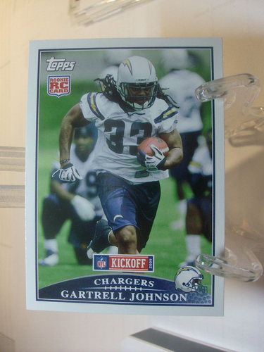 2009 Topps Kickoff #125 - Gartrell Johnson RC - San Diego Chargers ...