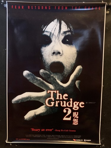 THE GRUDGE 2 rare Australian One Sheet MOVIE POSTER Asian horror J ...