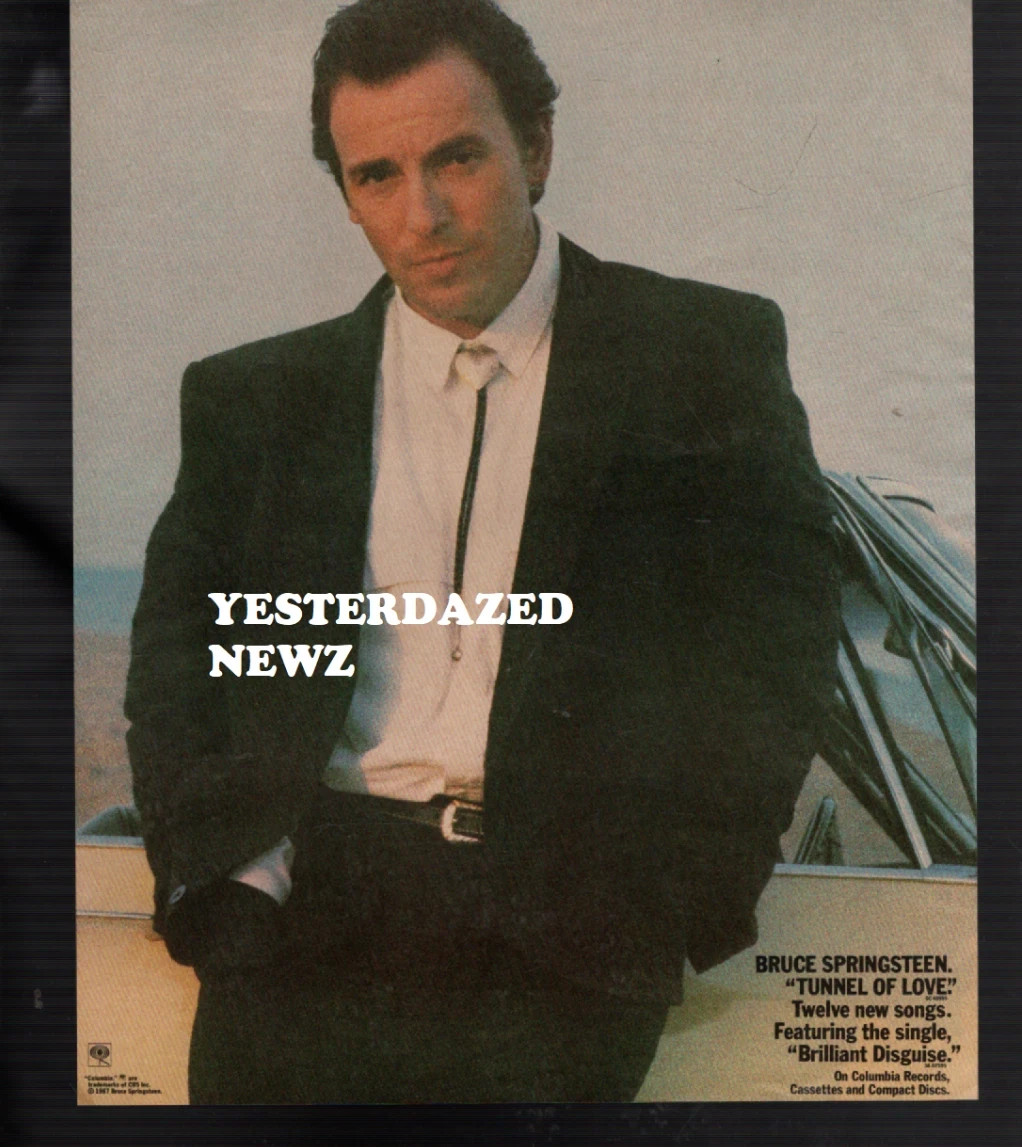 1987 Print Ad for Bruce Springsteen "Tunnel of Love" album. | eBay