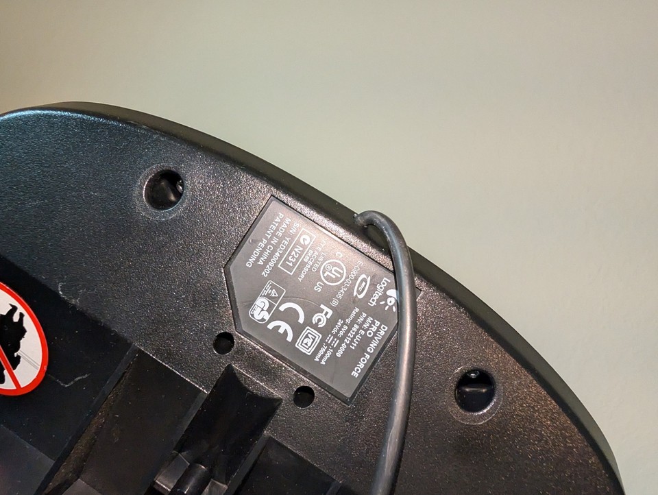 Logitech Driving Force Pro GT E-UJ11 Racing Wheel Only PC PS2 PS3 With ...