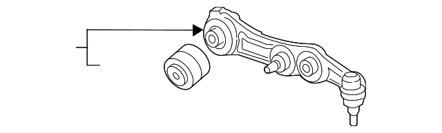 Genuine Mercedes-Benz Lower Control Arm 2053302411 for sale online | eBay