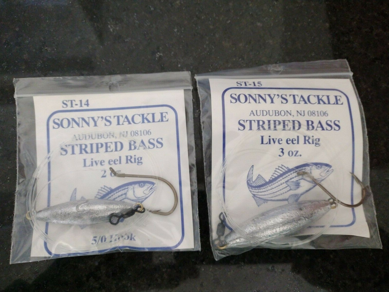 Striper/Drum/Surf Rigs (24)..2 & 3 Oz . Torpedo Weight. 5/0 Bronze Hook ...