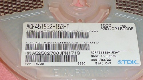 500PCS TDK ACF451832-153-T EMI Filter 3-Terminal 25dB 0.3A 50VDC Flat ...