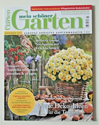 Mein schöner GARTEN - Zeitschrift 11/2017 November - DEKO-IDEEN für die ...