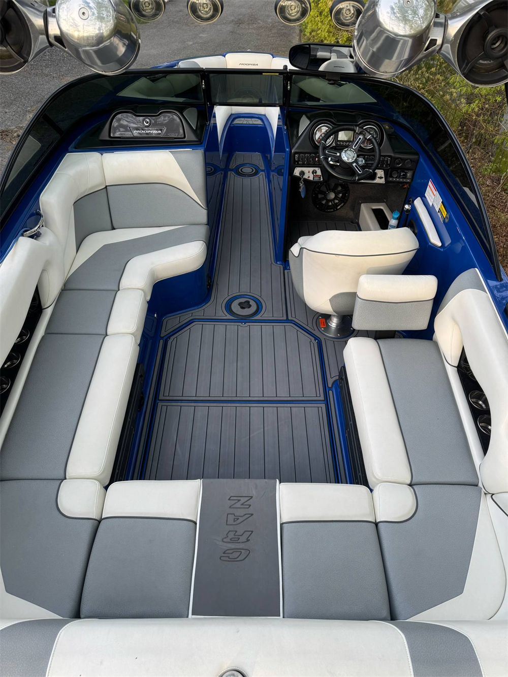 2016-2018 Moomba Craz Swim Platform Cockpit Pad Boat EVA Teak Deck ...