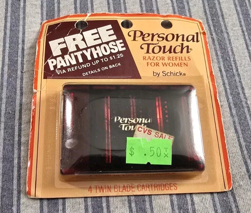 Schick Personal Touch Razor 4 Refill Blades for sale online | eBay