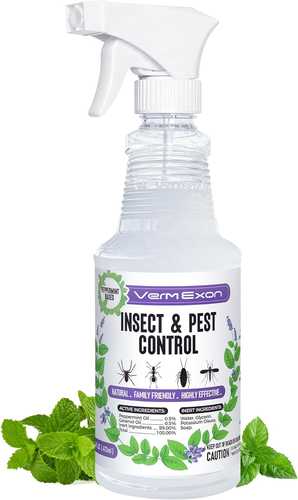 Peppermint Oil Insect & Pest Control Spray – 16Oz Natural Plant-Based ...