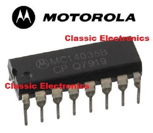 Motorola MC14035BCP 4-Bit Parallel In/Parallel Out Shift Register IC 16 ...