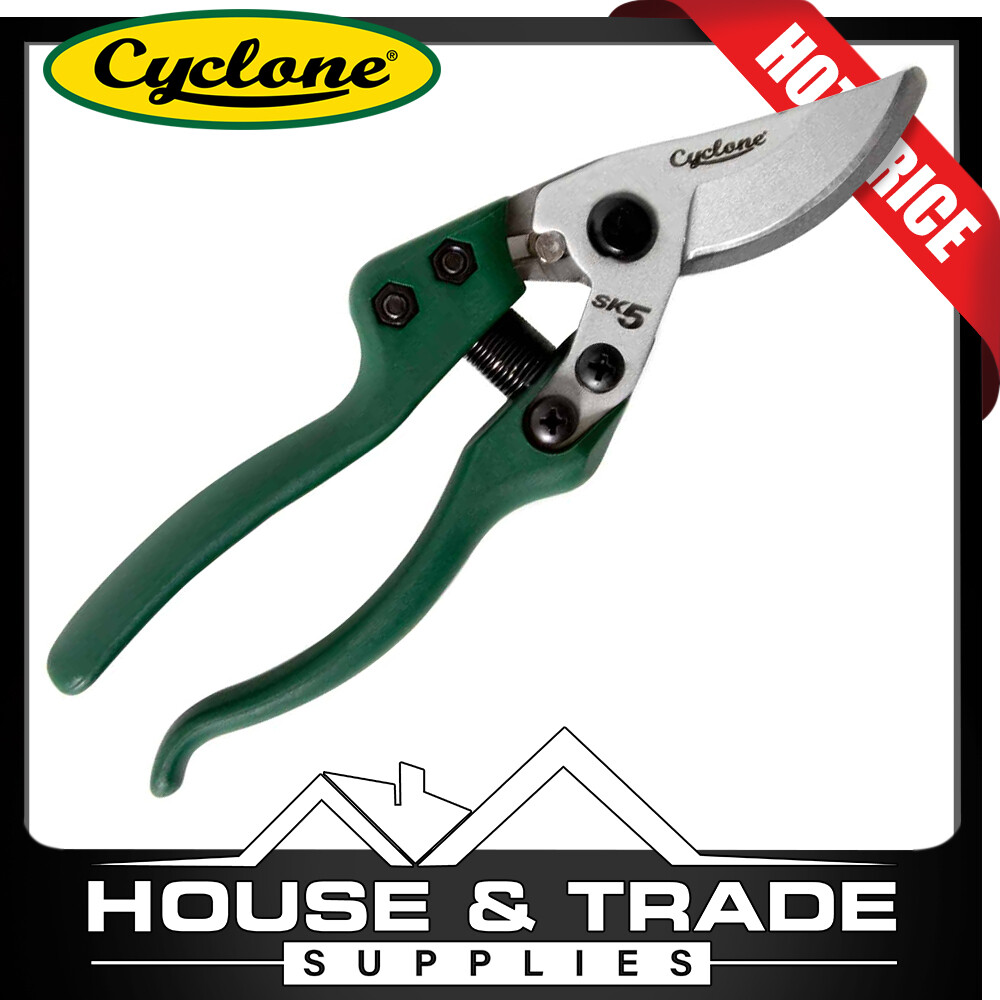 Cyclone Bypass Pruner Ergonomic 210mm Ideal For Live & Green Wood ...
