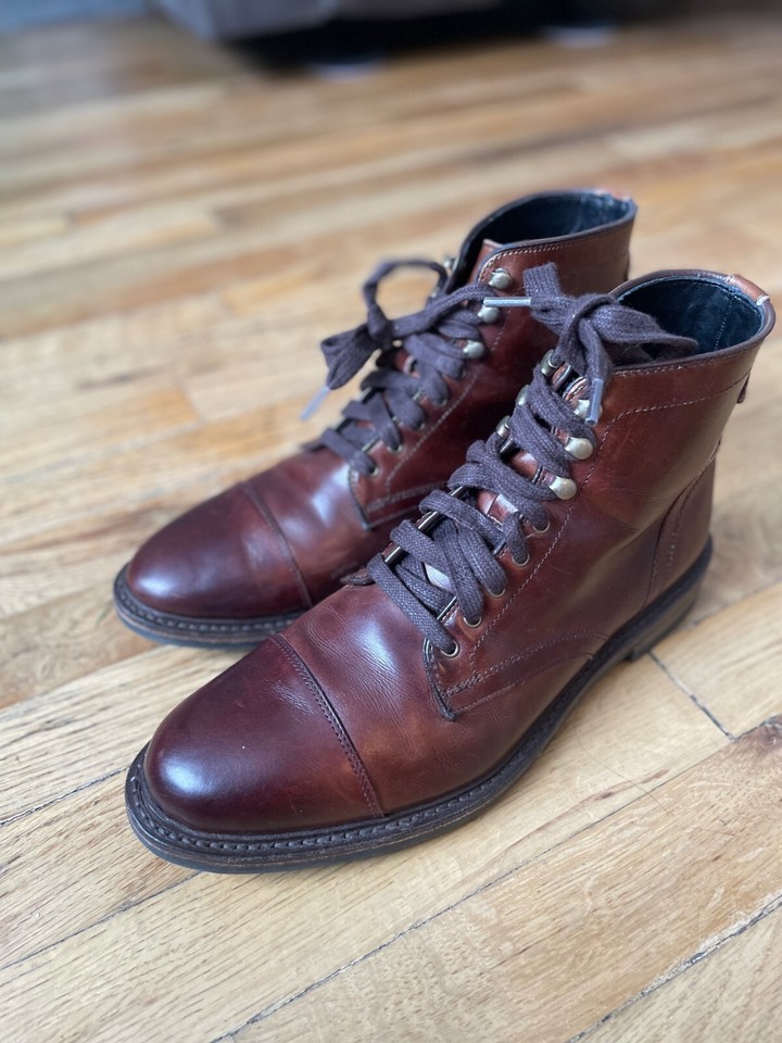 Allen Edmonds Landon Cap Toe Boots Men's | eBay