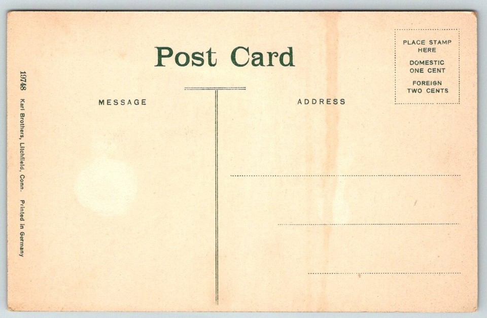 Litchfield Connecticut Union Square Postcard | eBay