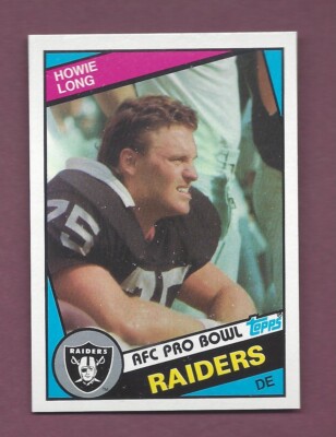 RAZOR SHARP PACK FRESH 1984 TOPPS FOOTBALL #111 HOWIE LONG ROOKIE .99 ...