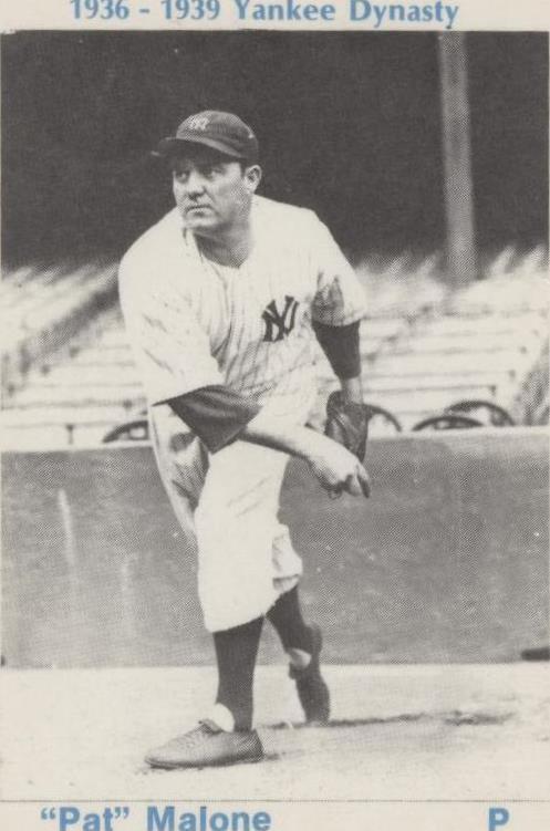 1975 TCMA 1936-39 Yankee Dynasty - Pat Malone Black Back for sale ...