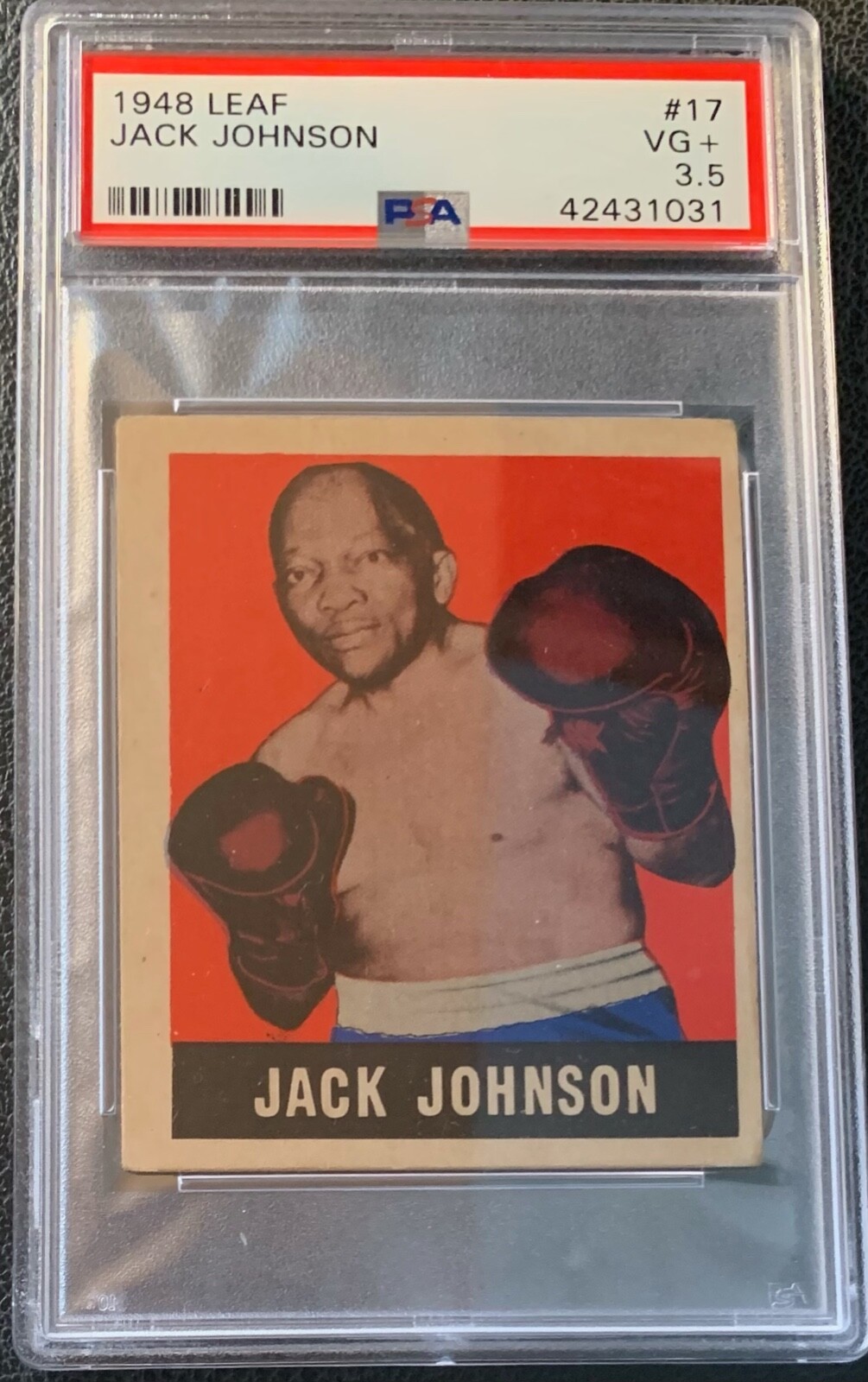 1948 Leaf #17 Jack Johnson PSA 3.5 **Heavyweight Champ** | eBay