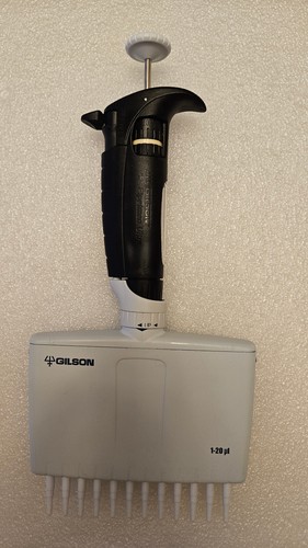 Gilson PIPETMAN Ultra 12-ch Multichannel Pipette 1-20 uL: Calibrated ...