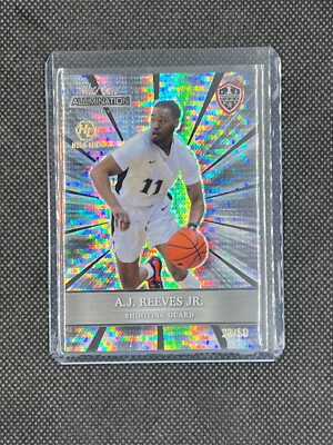 A.J. REEVES JR - ROOKIE CARD - WILD CARD - #'d /50 🔥 - MAINE CELTICS | eBay