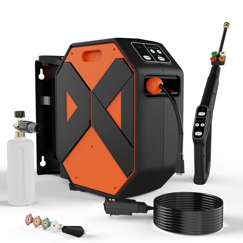Wall Mounted Pressure Washer, 5500PSI 3.8GPM Electric Power Washer ...