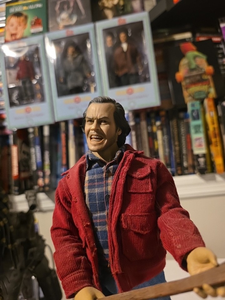 Custom 1/6 Scale Jack Torrence .the Shining. W/Custom Stand.real Metal ...